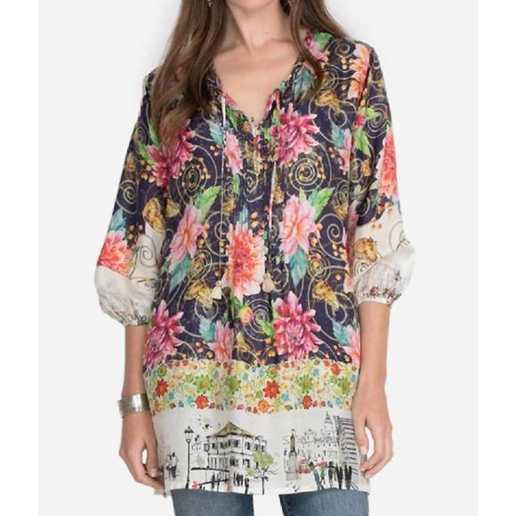 Johnny Was | Tops | New Johnny Was Uptown Claire Tunic In Multi | Poshmark